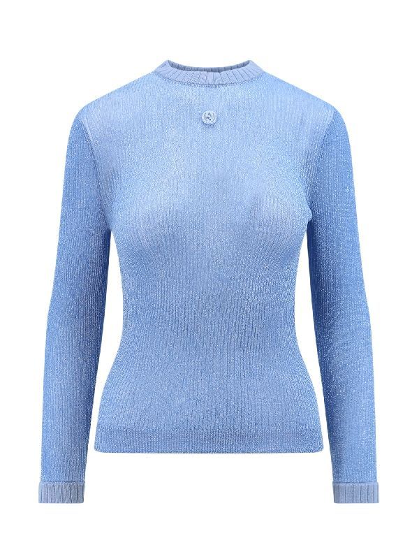 Interlocking G Patch Lamé Light Knit | Jente